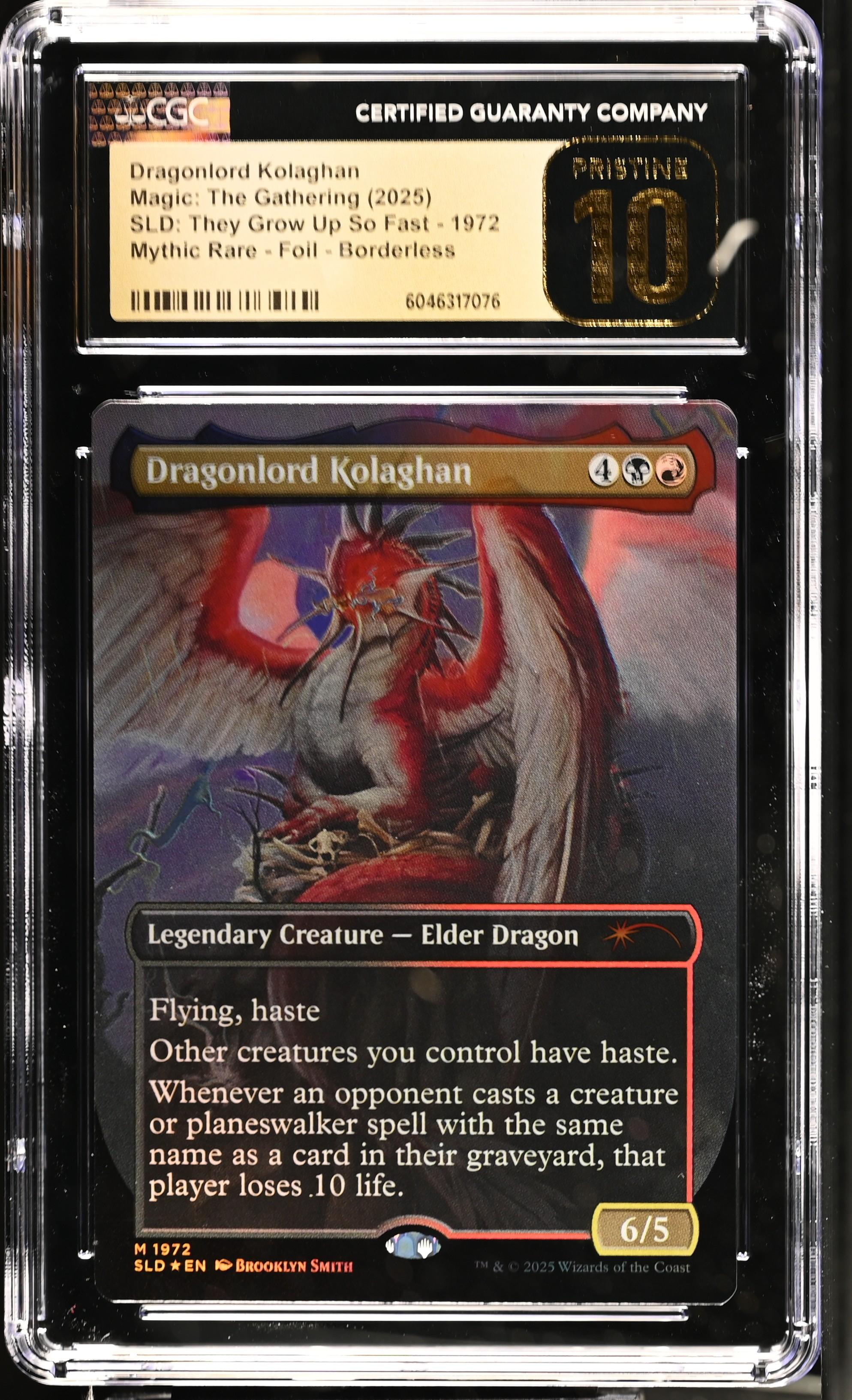 Dragonlord Kolaghan (Secret Lair Foil CGC Pristine 10) #7076