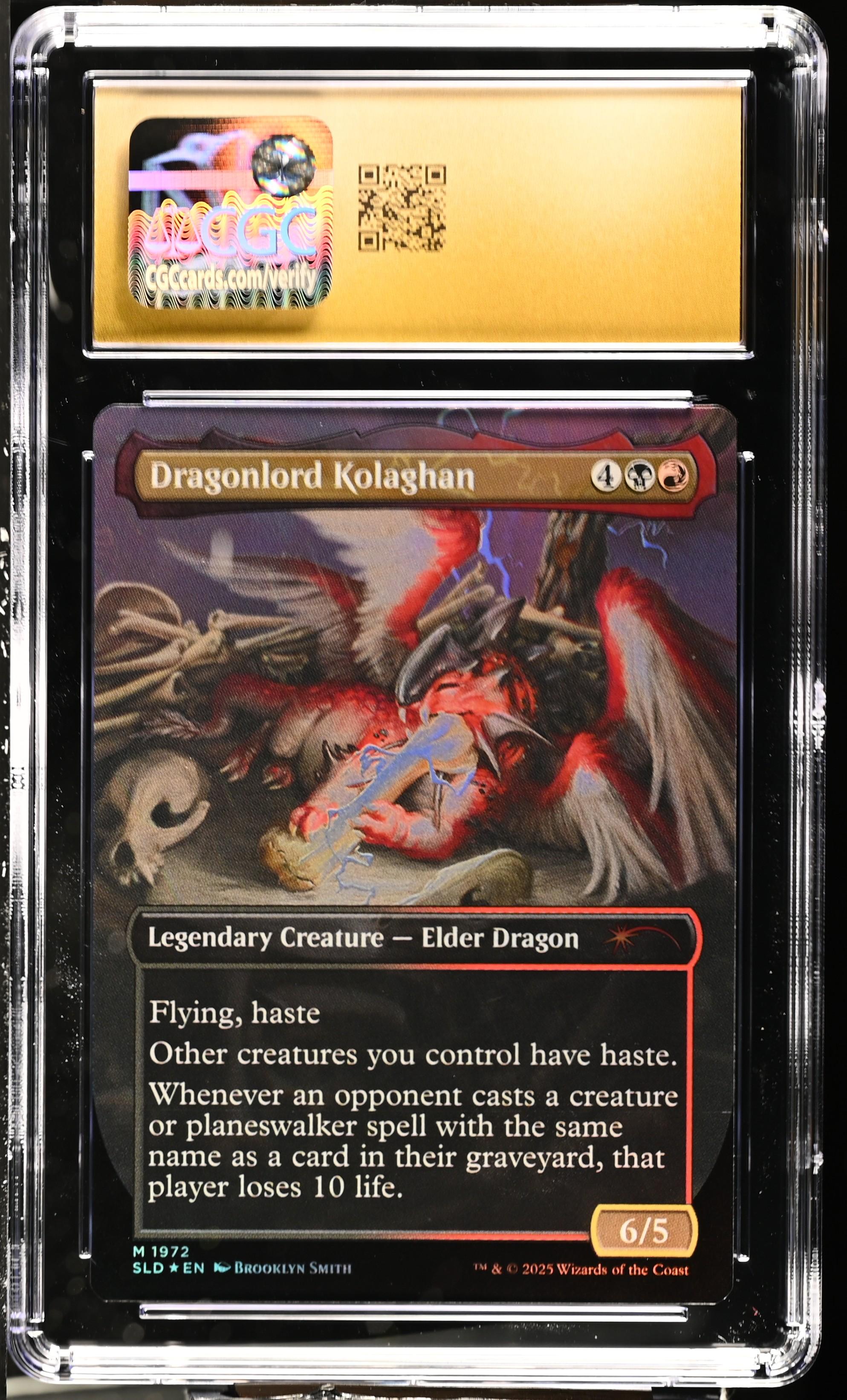 Dragonlord Kolaghan (Secret Lair Foil CGC Pristine 10) #7076