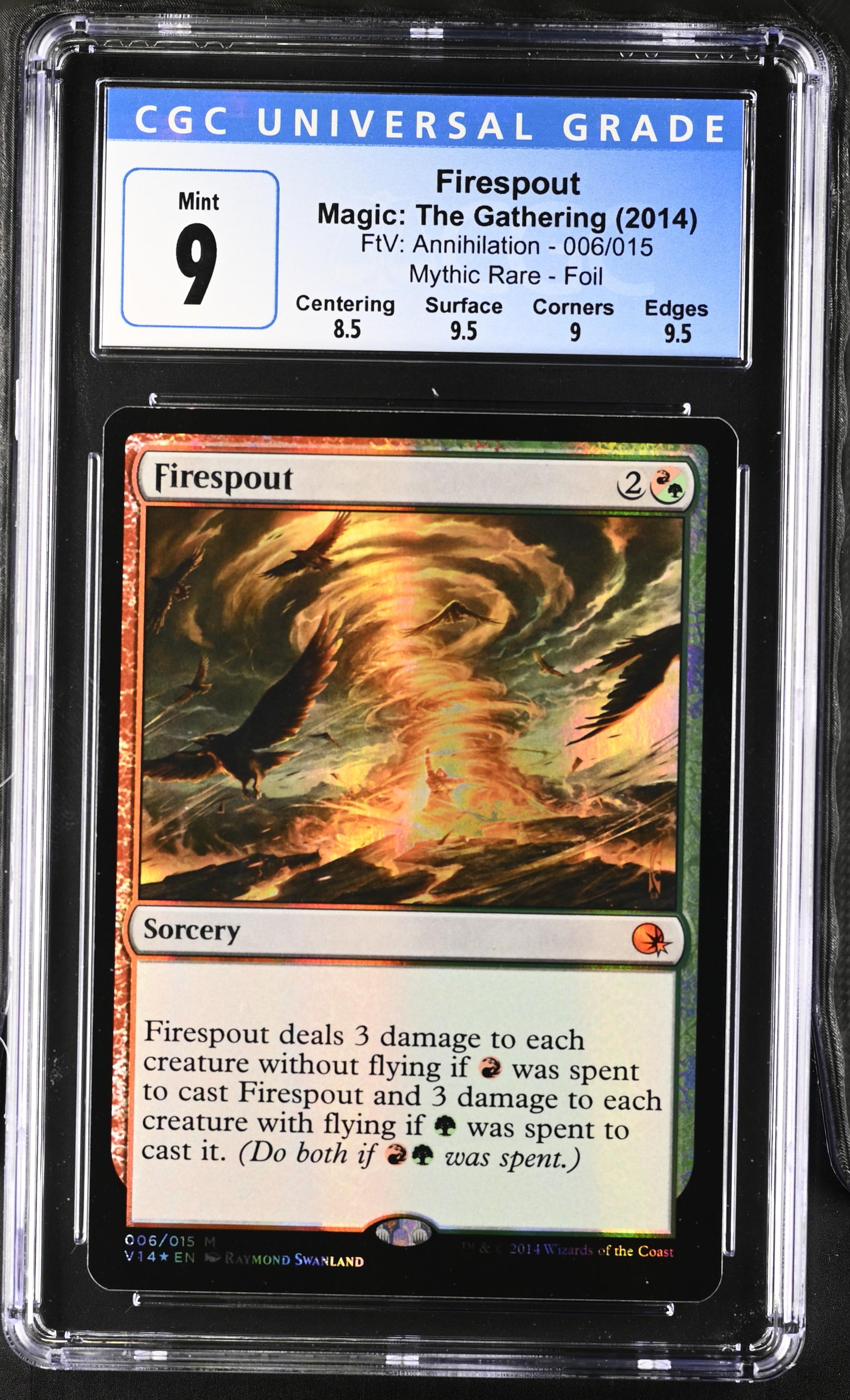 Firespout (From the Vault: Annihilation Foil CGC 9) #7051