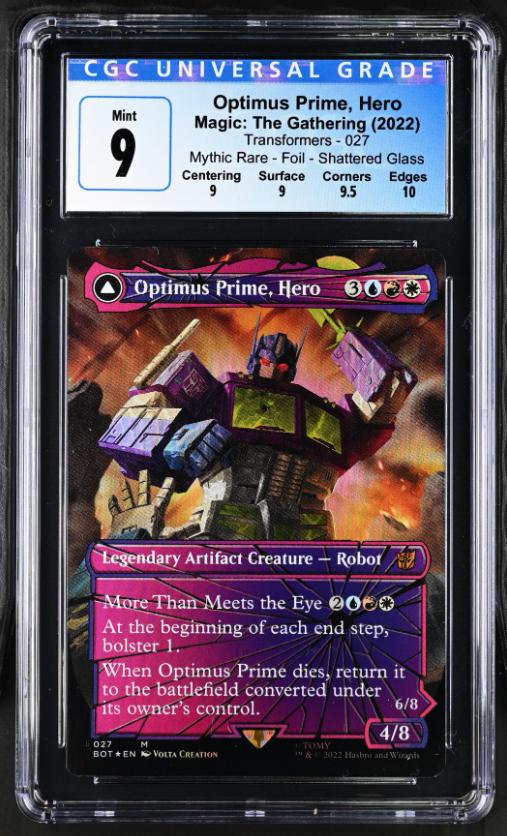 Optimus Prime, Hero - Foil (Transformers - CGC 9 Quad++) - 4188416001