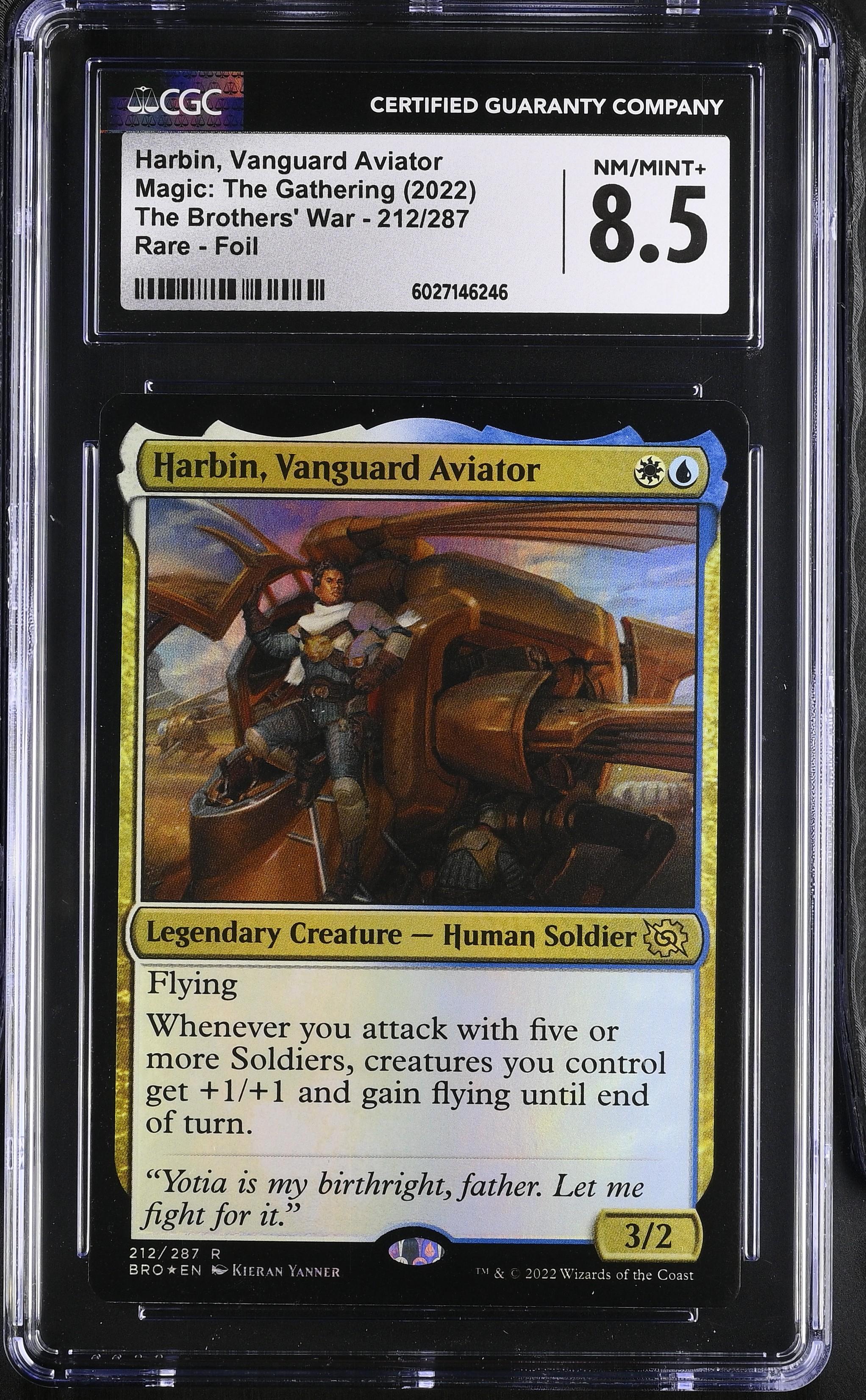 Harbin, Vanguard Aviator (The Brothers' War Foil CGC 8.5) #6246