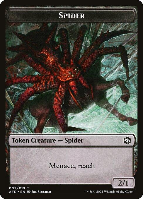 Spider Token | Adventures in the Forgotten Realms | Pioneer | Card Kingdom