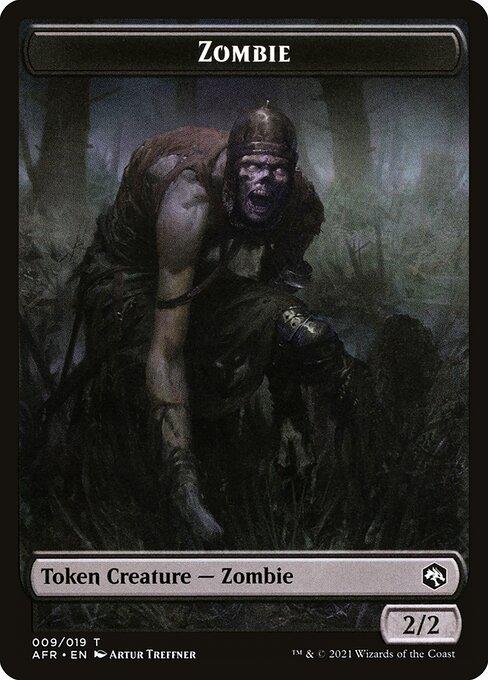 Zombie Token | Adventures in the Forgotten Realms | Pioneer | Card Kingdom