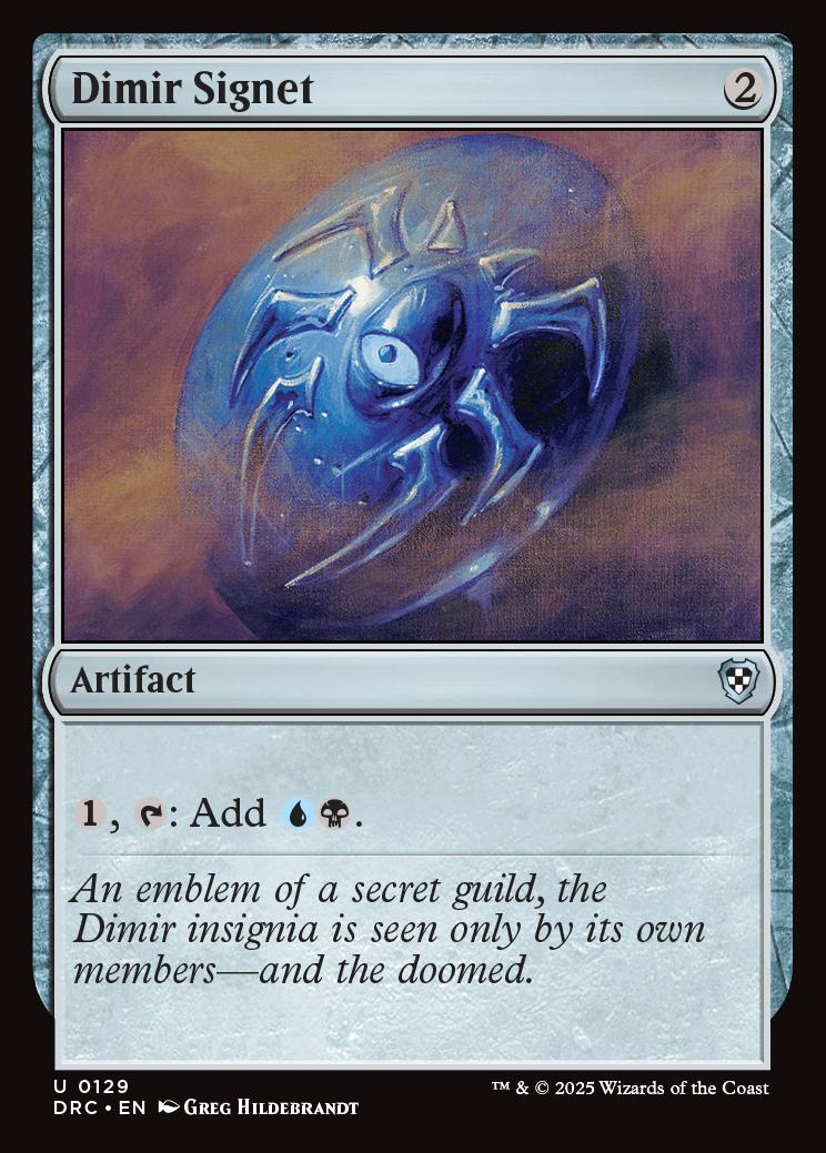 Dimir Signet | Aetherdrift Commander Decks | Commander | Card Kingdom