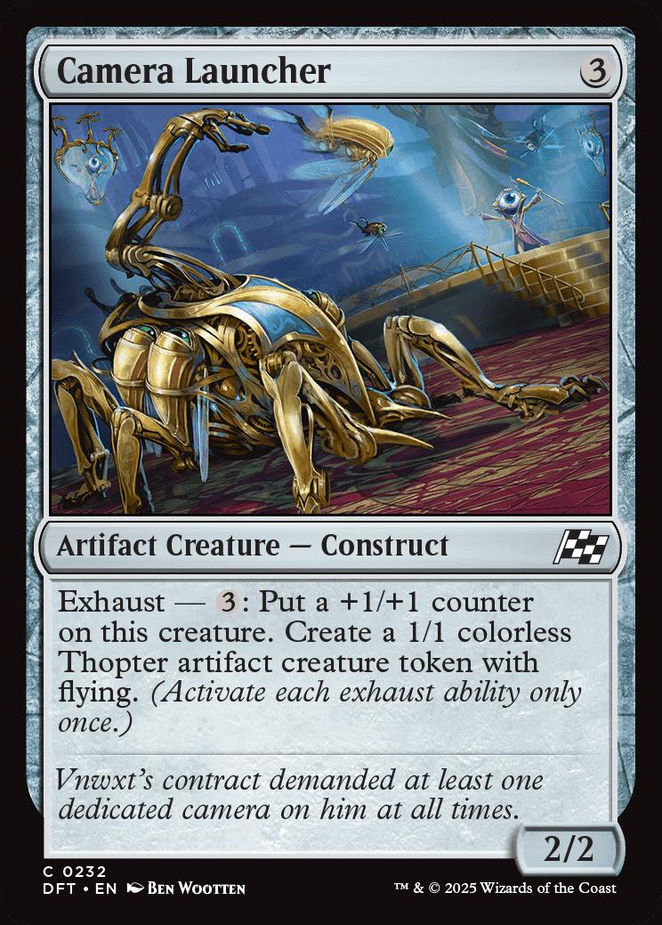 Camera Launcher | Aetherdrift | Standard | Card Kingdom