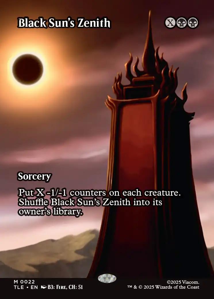 Avatar: The Last Airbender Eternal-Legal Variants Foil: Black Sun's Zenith
