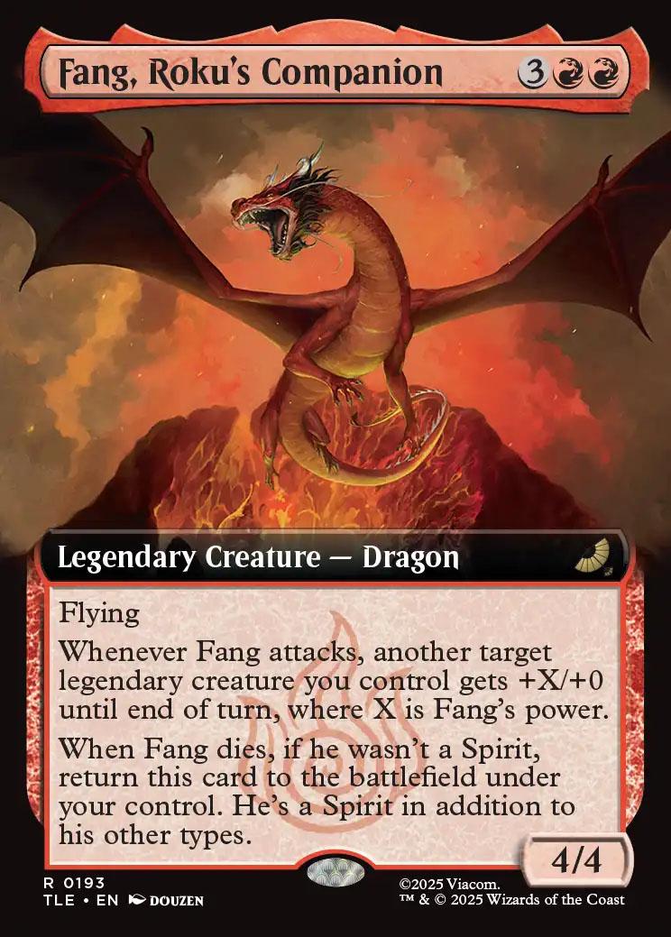 Avatar: The Last Airbender Eternal-Legal Variants Foil: Fang, Roku's ...