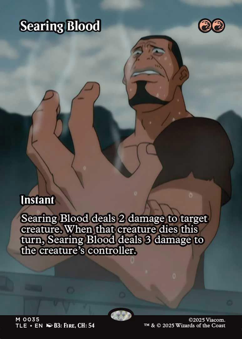 Avatar: The Last Airbender Eternal-Legal Variants: Searing Blood