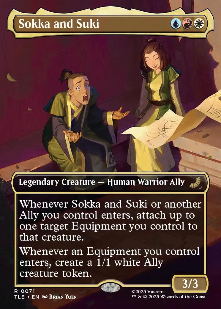 Avatar: The Last Airbender Eternal-Legal Variants: Sokka and Suki