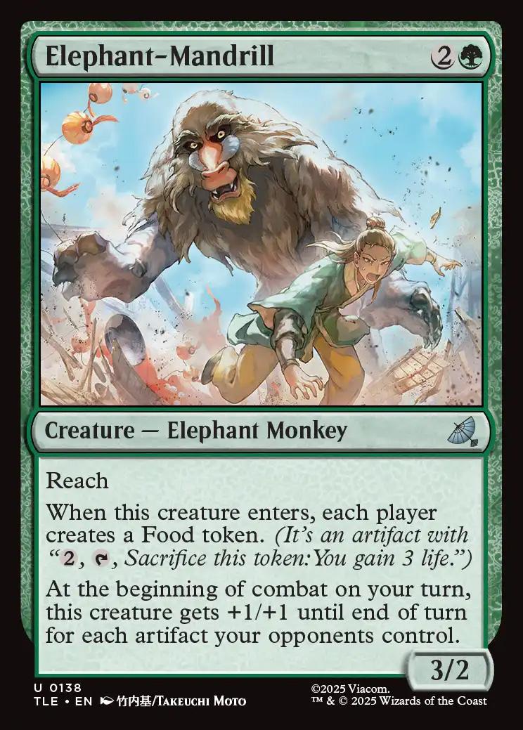 Avatar: The Last Airbender Eternal-Legal Foil: Elephant-Mandrill