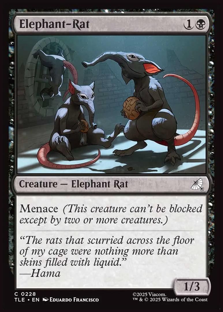Avatar: The Last Airbender Eternal-Legal Foil: Elephant-Rat