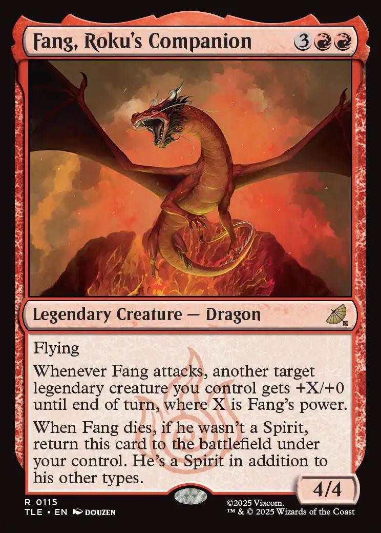 Avatar: The Last Airbender Eternal-Legal: Fang, Roku's Companion