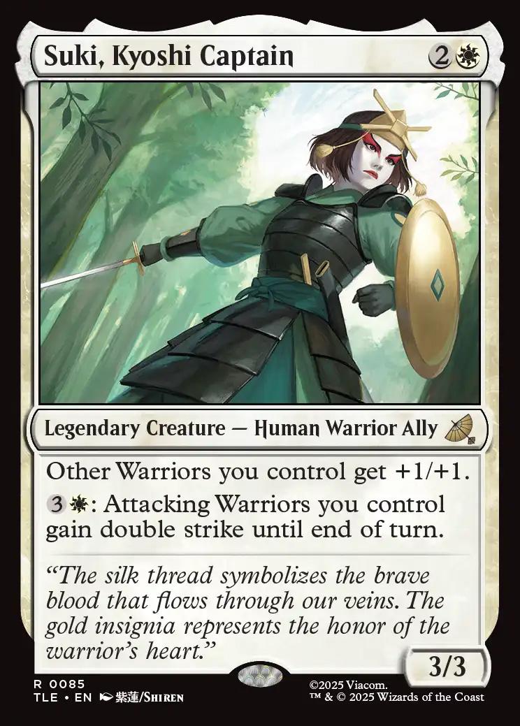 Avatar: The Last Airbender Eternal-Legal: Suki, Kyoshi Captain