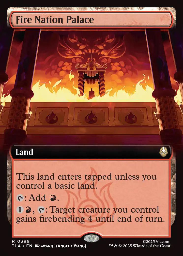 Avatar: The Last Airbender Variants Foil: Fire Nation Palace (0389 ...