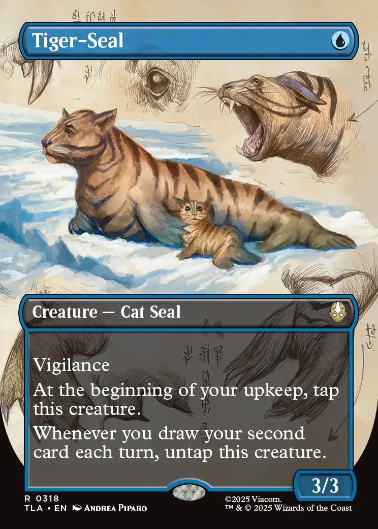 Avatar: The Last Airbender Variants: Tiger-Seal (0318 - Borderless)
