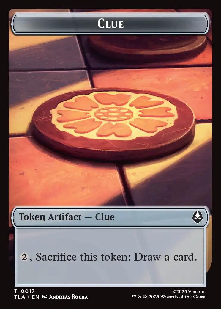 Avatar: The Last Airbender Foil: Clue Token (0017)
