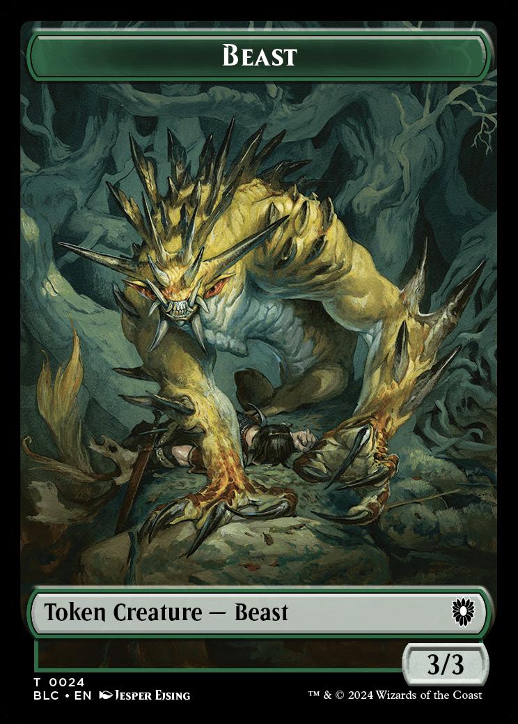 Beast Token // Treasure Token | Bloomburrow Commander Decks | Commander ...