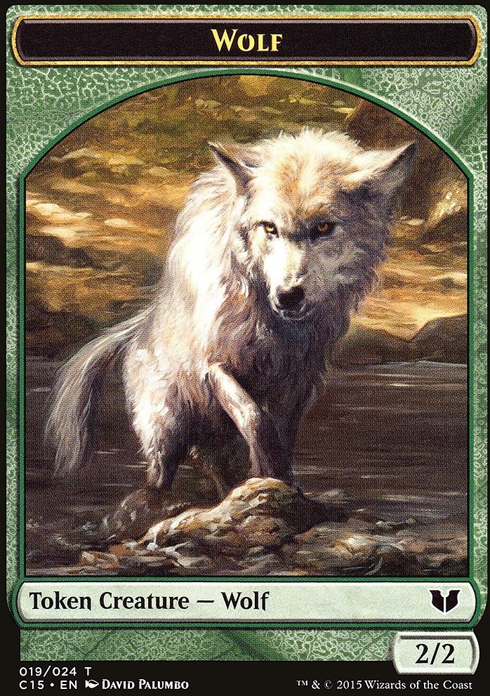 Wolf Token - Spider Token | Commander 2015 | Commander | Card Kingdom