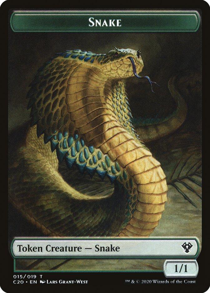 Snake Token // Beast Token | Commander 2020 | Commander | Card Kingdom