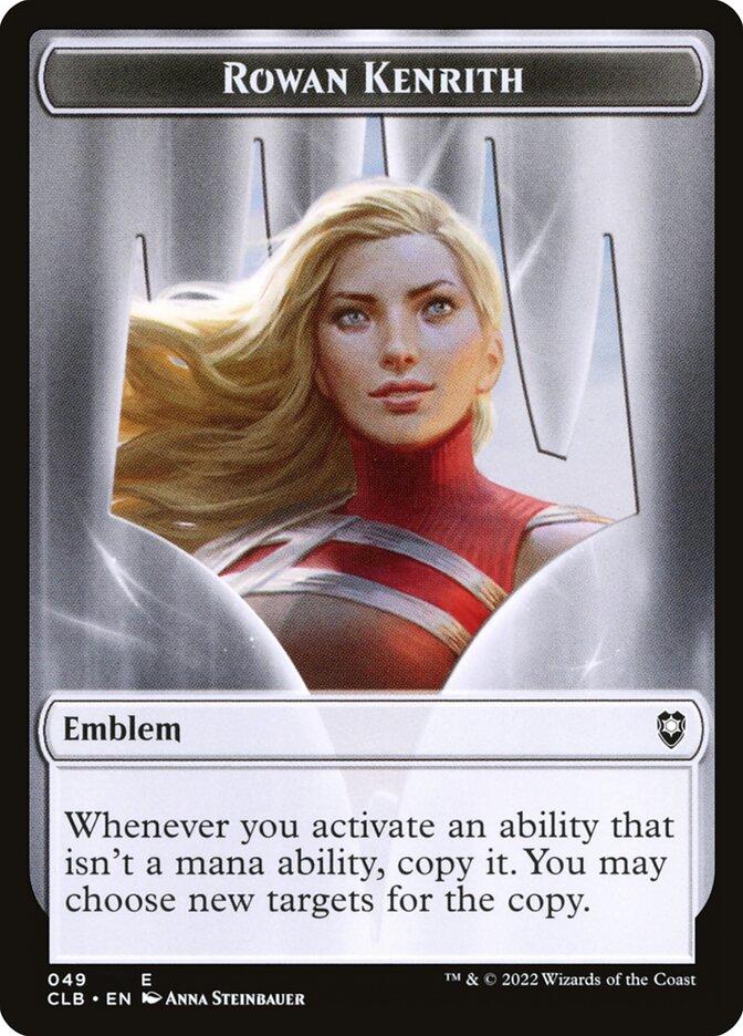 Rowan Kenrith Emblem // Copy Token | Commander Legends: Battle for ...