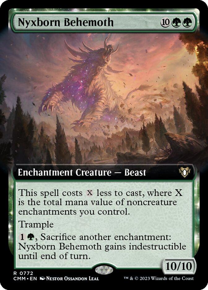 Commander Masters Variants: Nyxborn Behemoth (Extended Art)