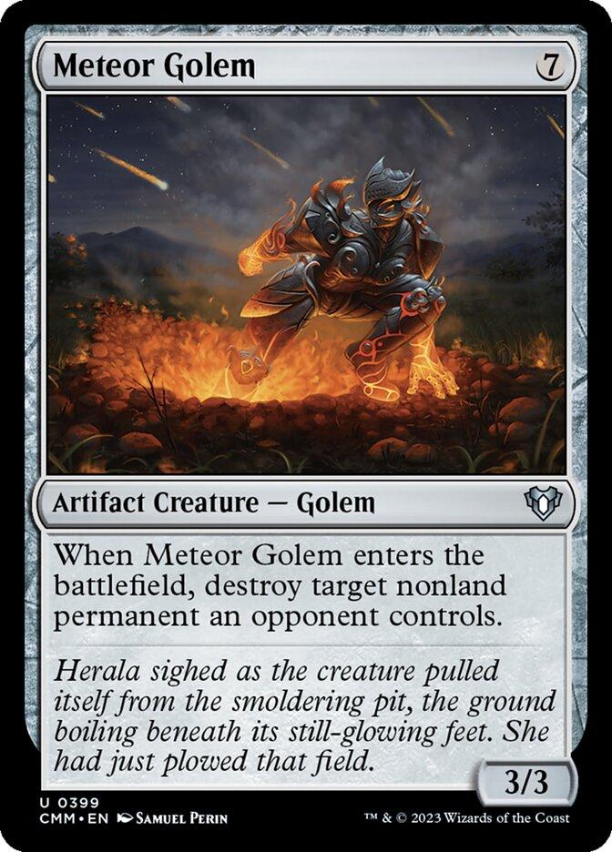 Meteor Golem | Commander Masters | Commander | Card Kingdom