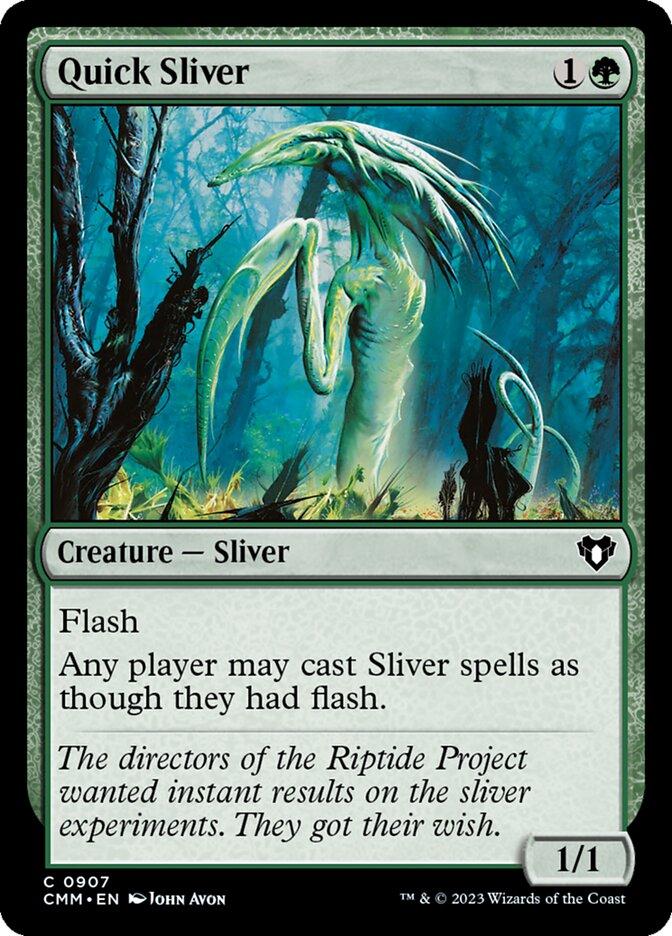 Quick Sliver | Commander Masters | Commander | Card Kingdom