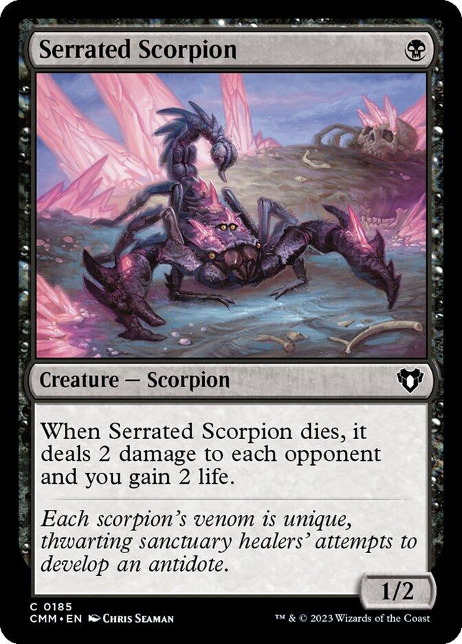 Serrated Scorpion | Commander Masters | Commander | Card Kingdom