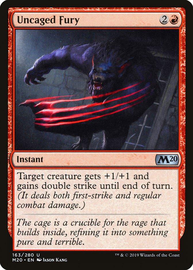 Uncaged Fury | Core Set 2020 | Modern | Card Kingdom