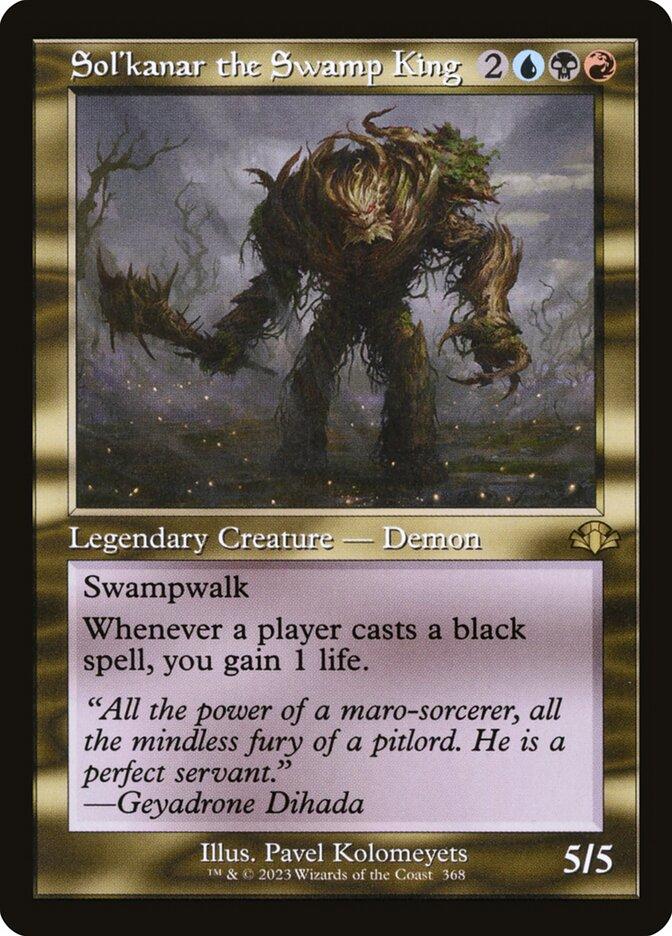 Dominaria Remastered Variants: Sol'kanar the Swamp King (Retro Frame)