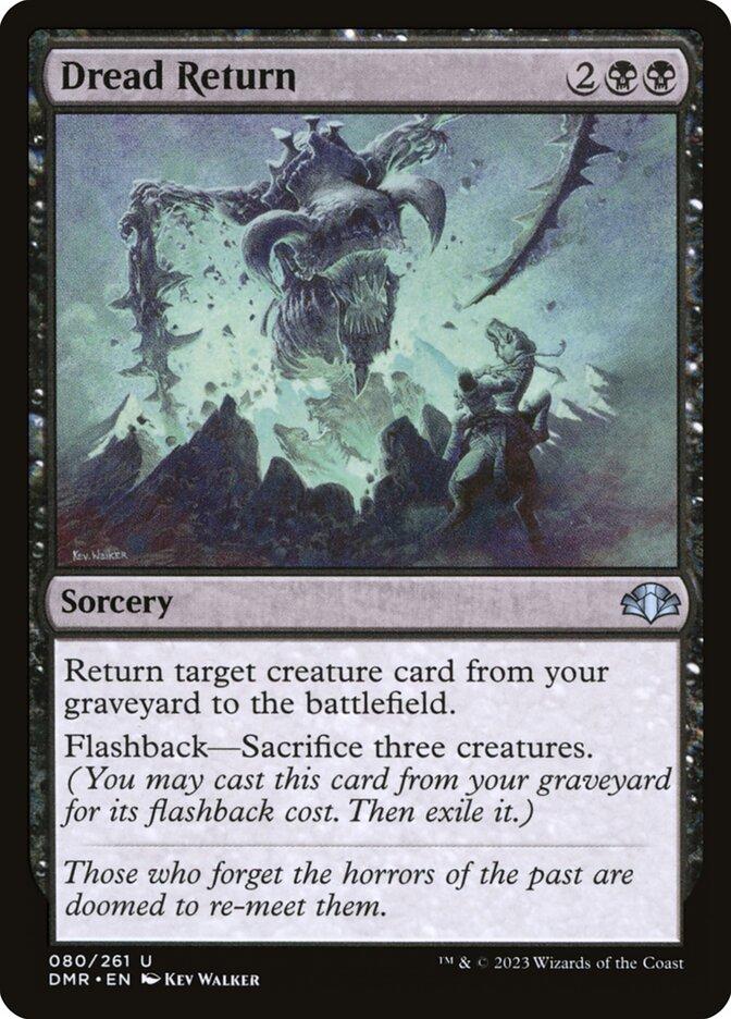 Dread Return | Dominaria Remastered Foil | Card Kingdom