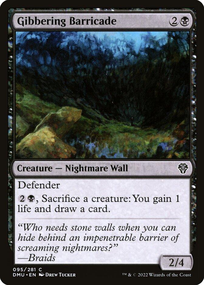 Gibbering Barricade | Dominaria United | Standard | Card Kingdom