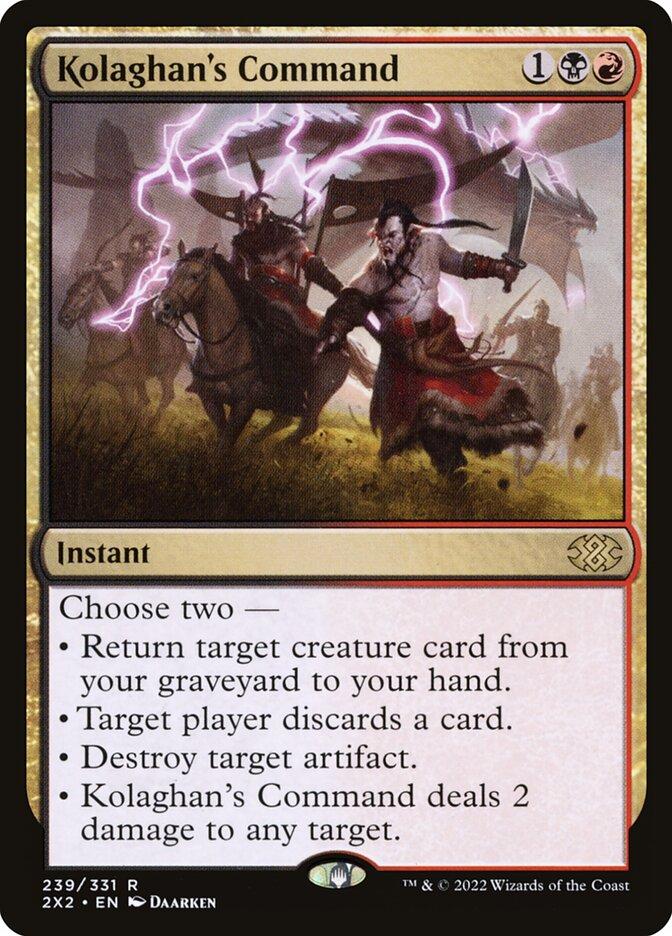 Kolaghan's Command | Double Masters 2022 | Card Kingdom