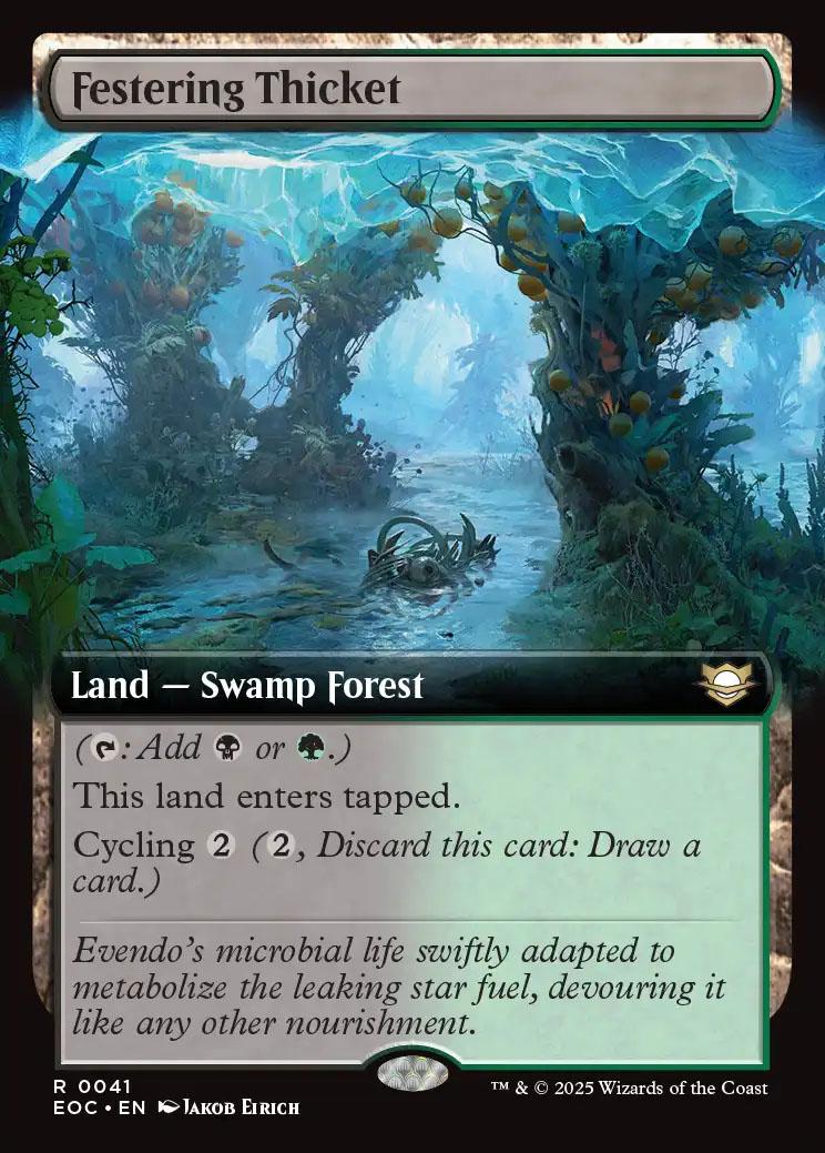 Festering Thicket | Edge of Eternities Commander Decks Variants ...