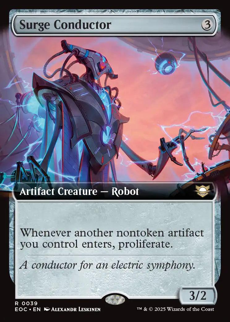Surge Conductor | Edge of Eternities Commander Decks Variants ...