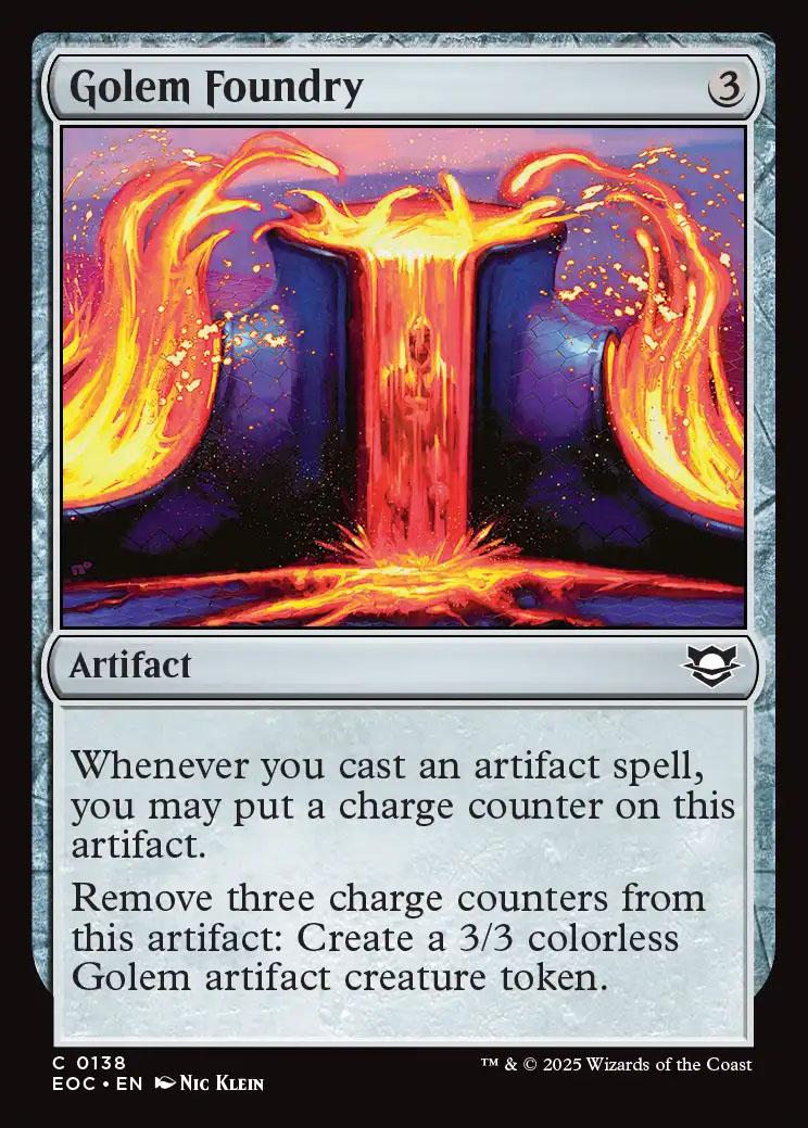 Golem Foundry | Edge of Eternities Commander Decks | Commander | Card ...