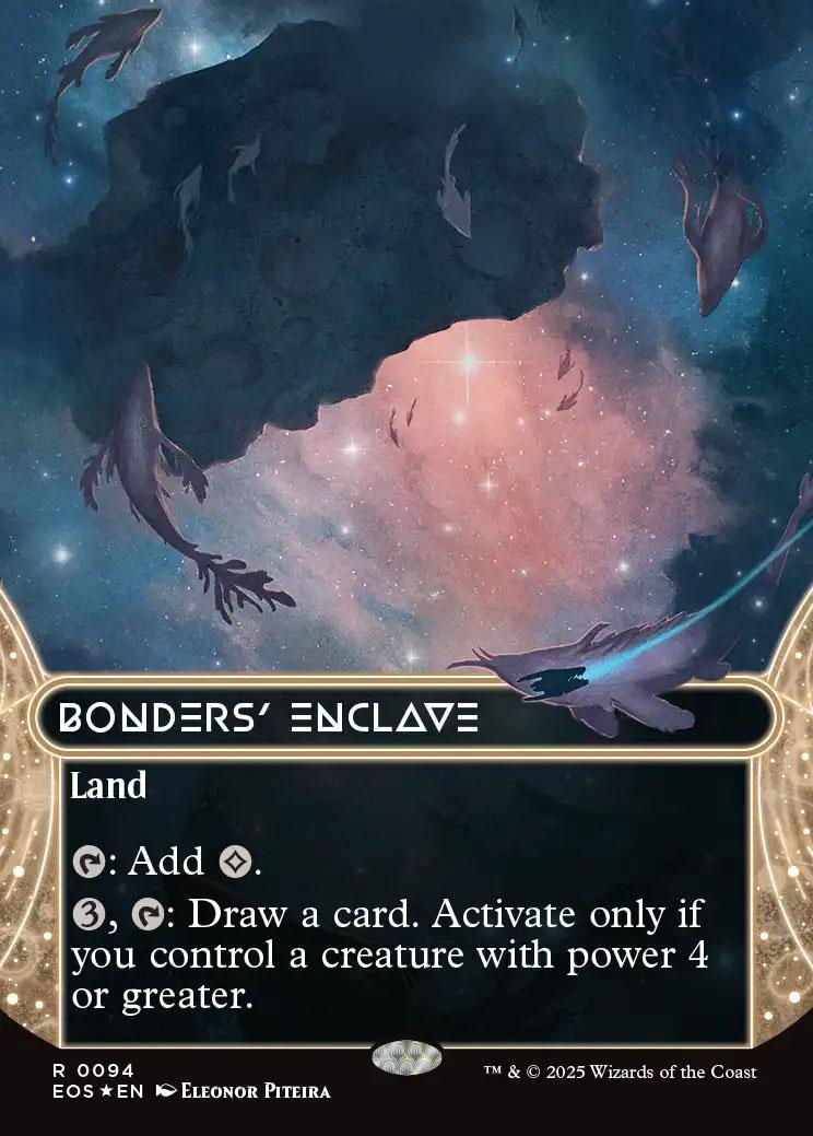 Edge of Eternities Stellar Sights Foil: Bonders' Enclave (0094 ...