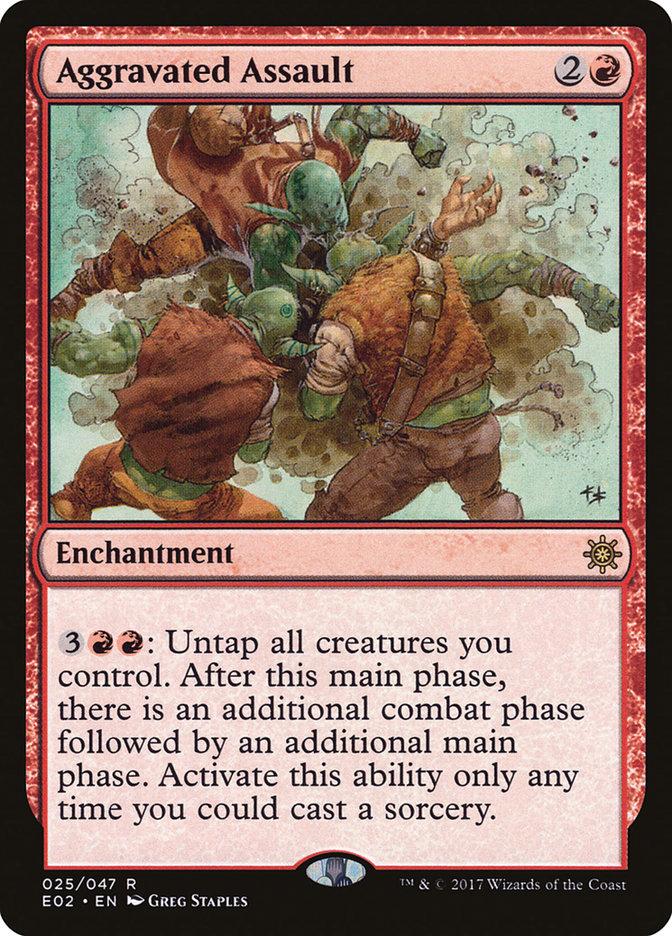 Aggravated Assault | Explorers of Ixalan | Card Kingdom