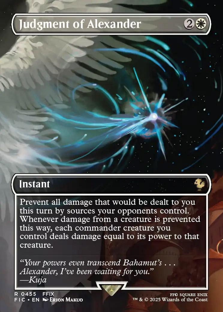 Final Fantasy Commander Decks Variants Foil: Judgment of Alexander