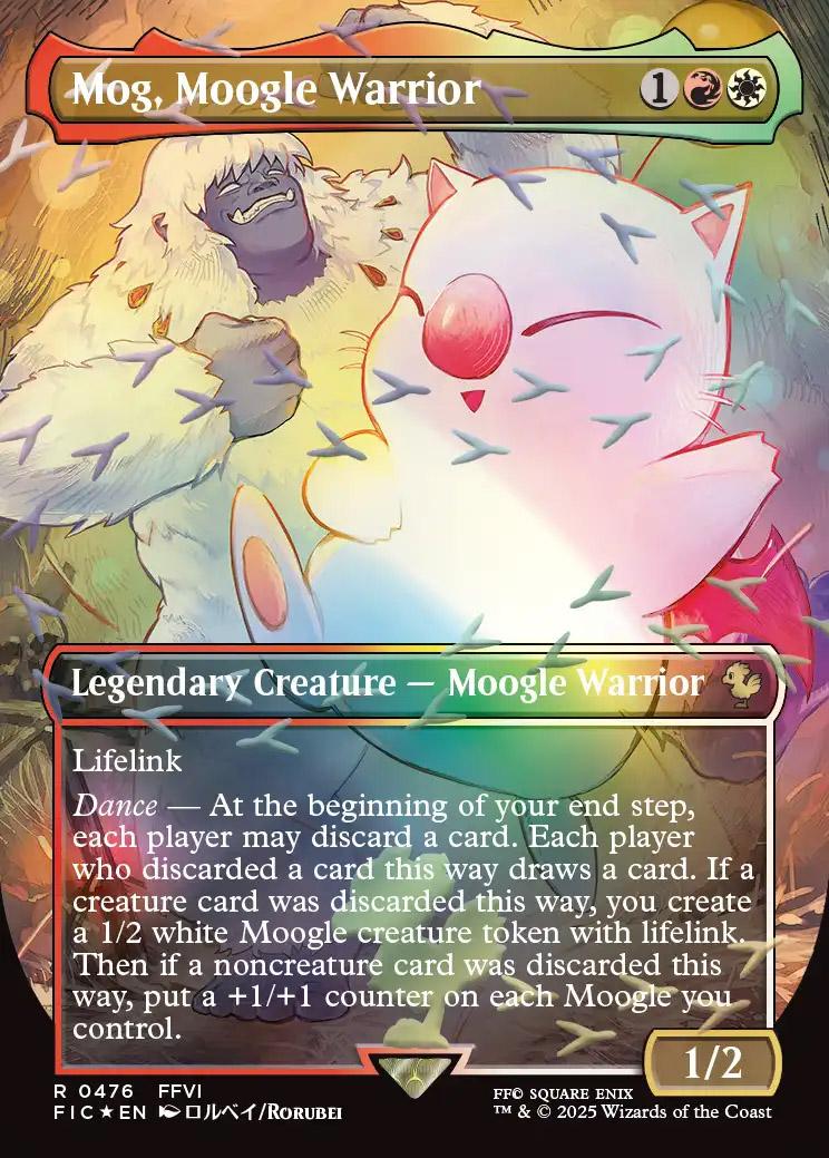 Final Fantasy Commander Decks Variants Foil: Mog, Moogle Warrior (0476 ...
