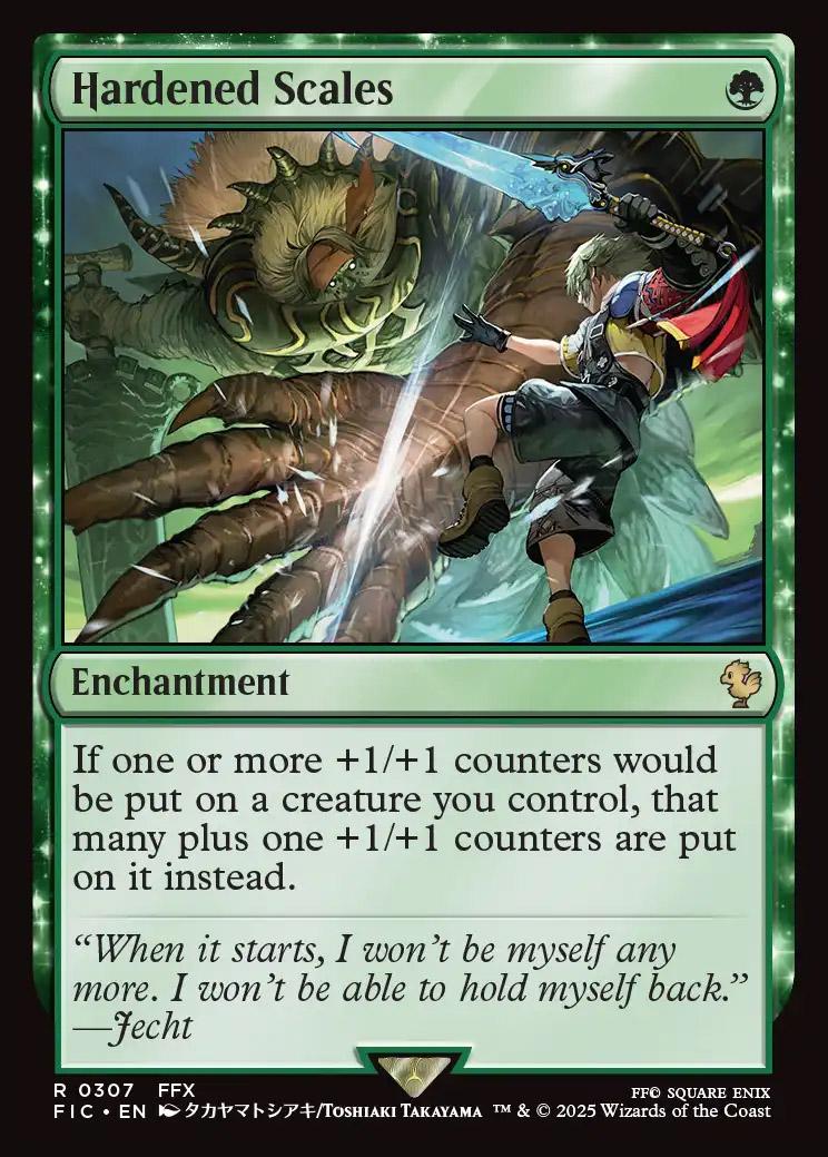 Final Fantasy Commander Decks Foil: Hardened Scales (Surge Foil)