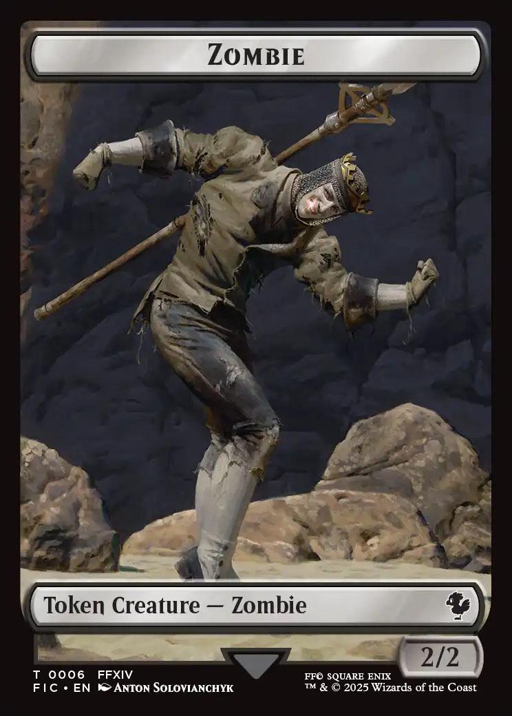 Final Fantasy Commander Decks Foil: Zombie Token // Moogle Token (0006 ...