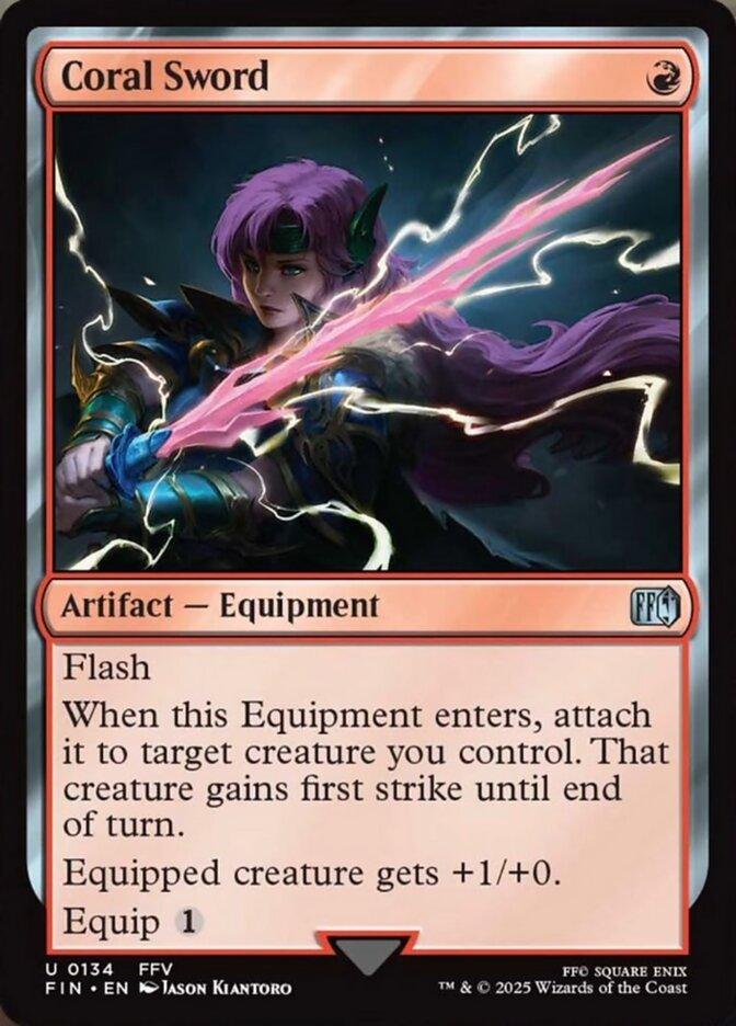 Coral Sword | Final Fantasy | Card Kingdom