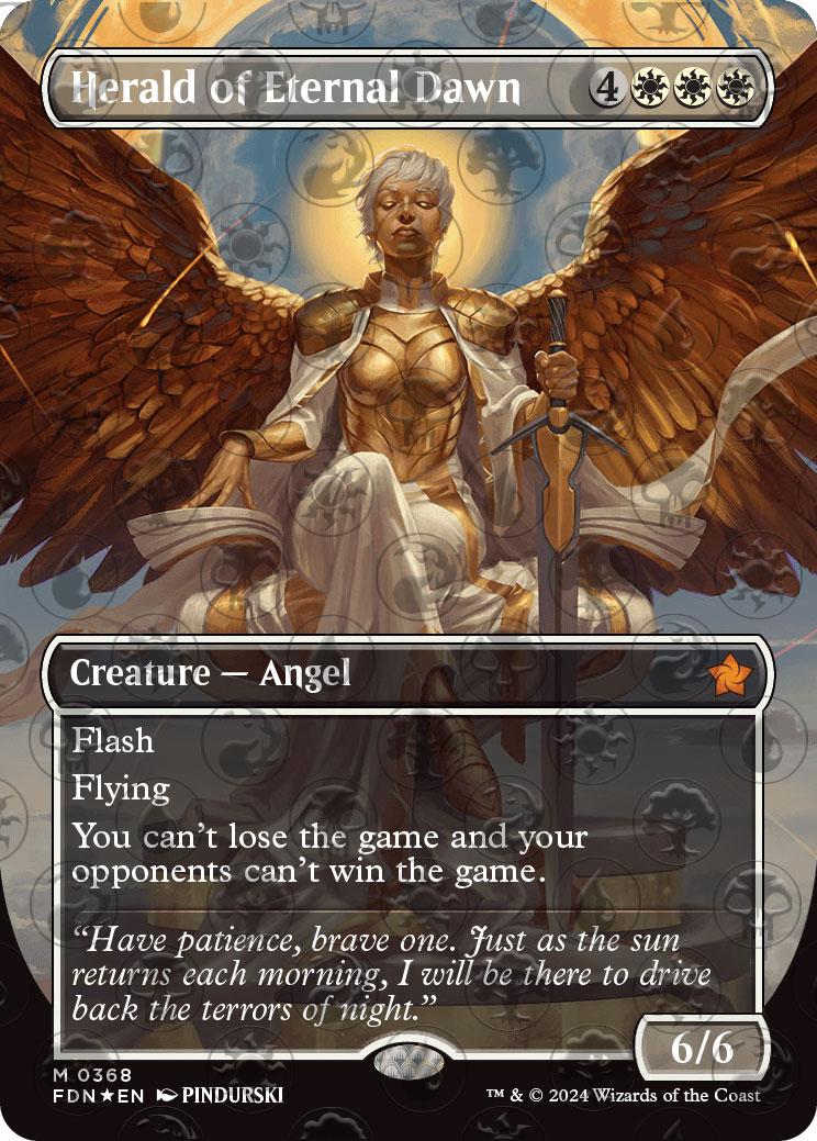 Herald of Eternal Dawn | Foundations Variants Foil | Standard | Card ...