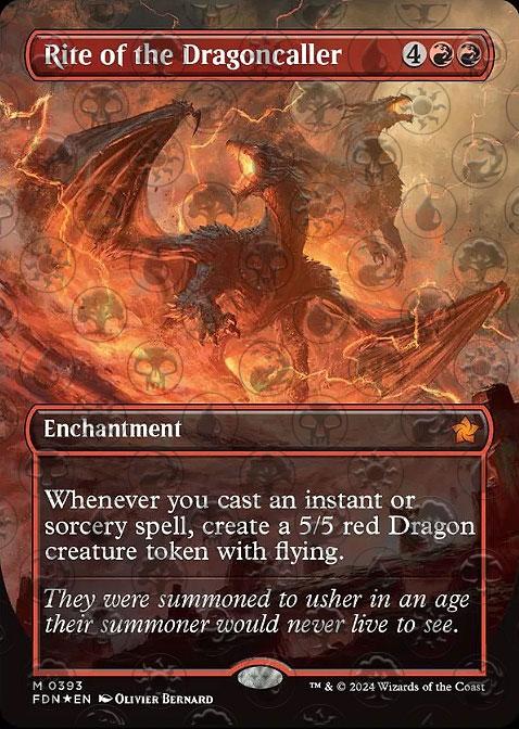 Rite of the Dragoncaller | Foundations Variants Foil | Standard | Card ...