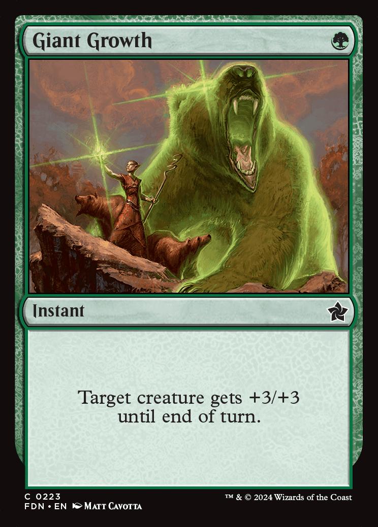 Giant Growth | Foundations | Standard | Card Kingdom