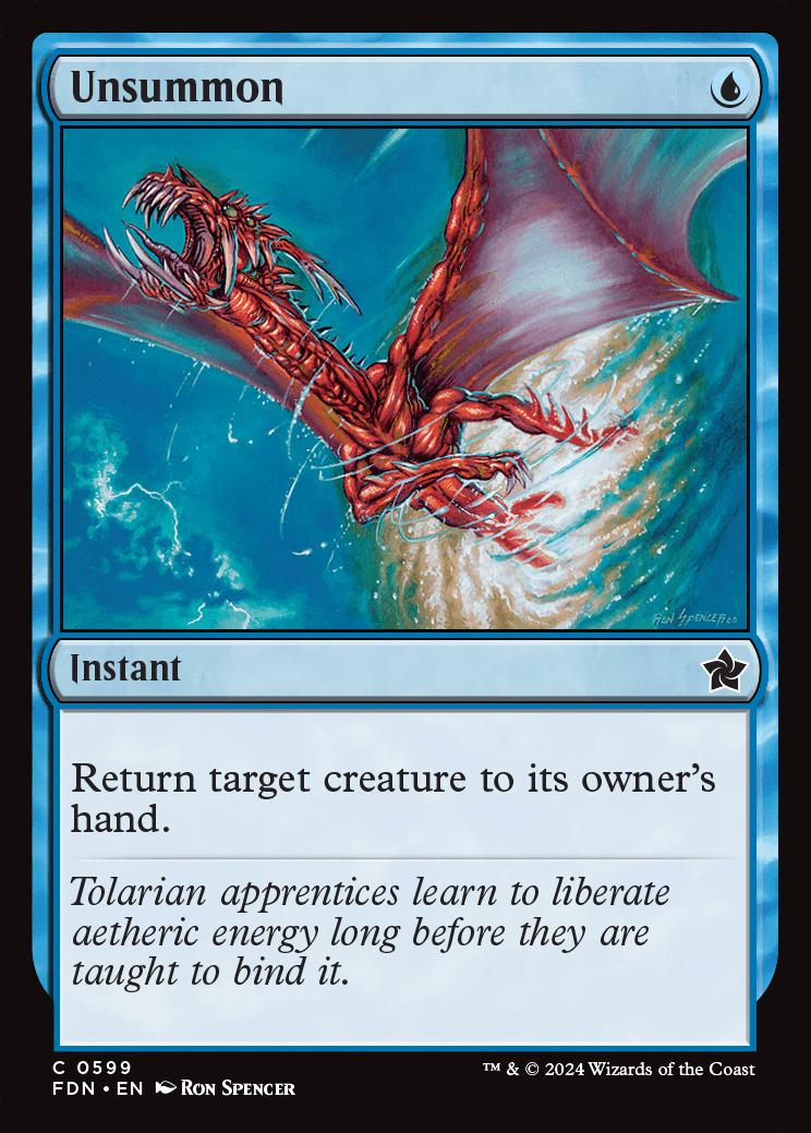 Unsummon | Foundations | Standard | Card Kingdom