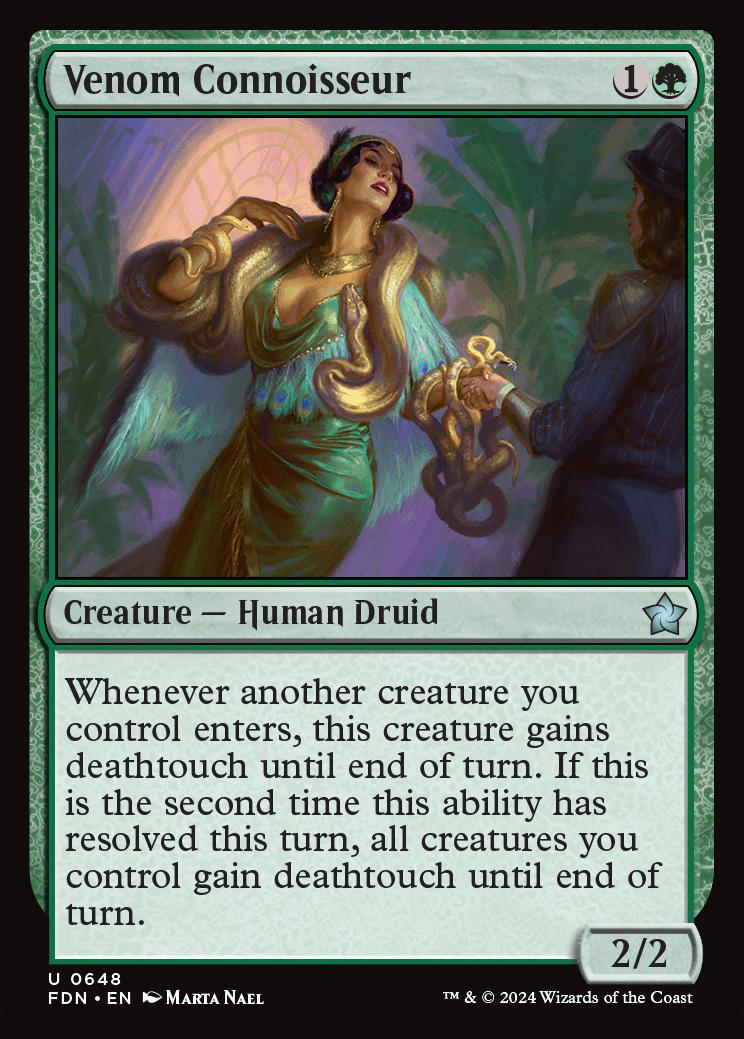Venom Connoisseur | Foundations | Standard | Card Kingdom