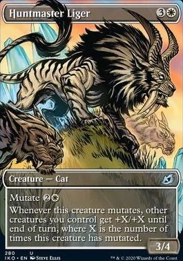 Huntmaster Liger | Ikoria: Lair of Behemoths Variants Foil | Modern ...