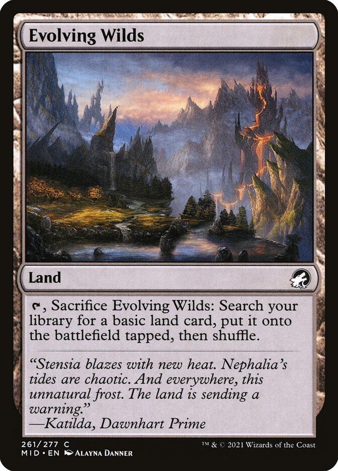 Evolving Wilds | Innistrad: Midnight Hunt | Standard | Card Kingdom